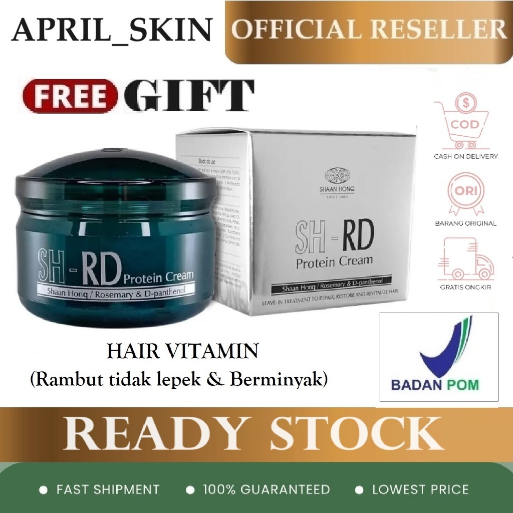 Jual (FREE GIFT) SHRD Protein Cream | Vitamin Rambut | Perawatan Rambut ...