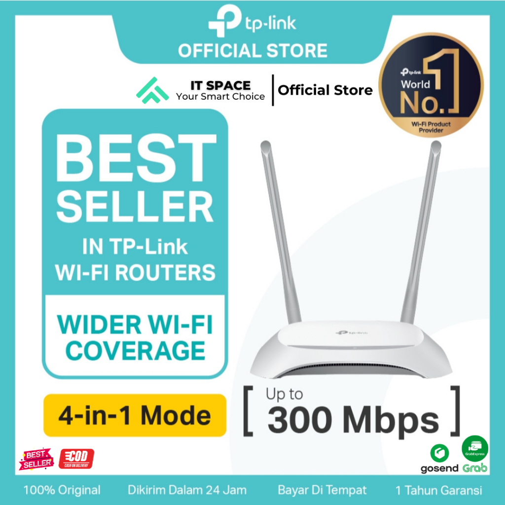Jual TP-Link Router TL-WR840N TL-WR820N 300Mbps Wireless N Speed WiFi ...