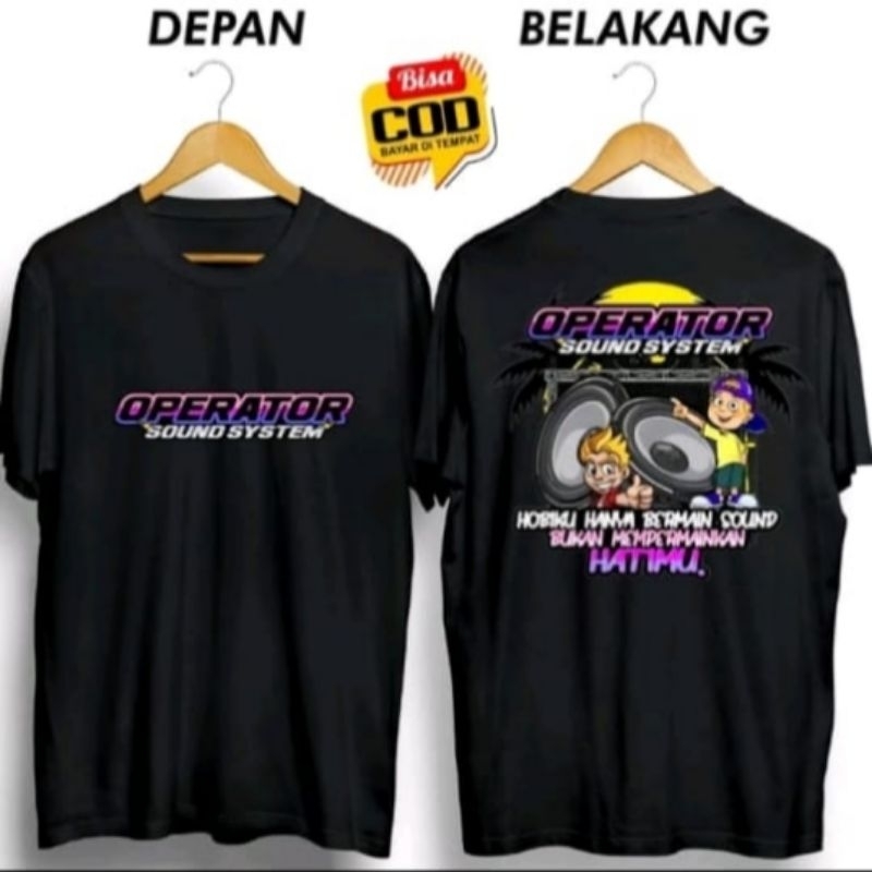 Jual KAOS OPERATOR SOUND SYSTEM | Shopee Indonesia