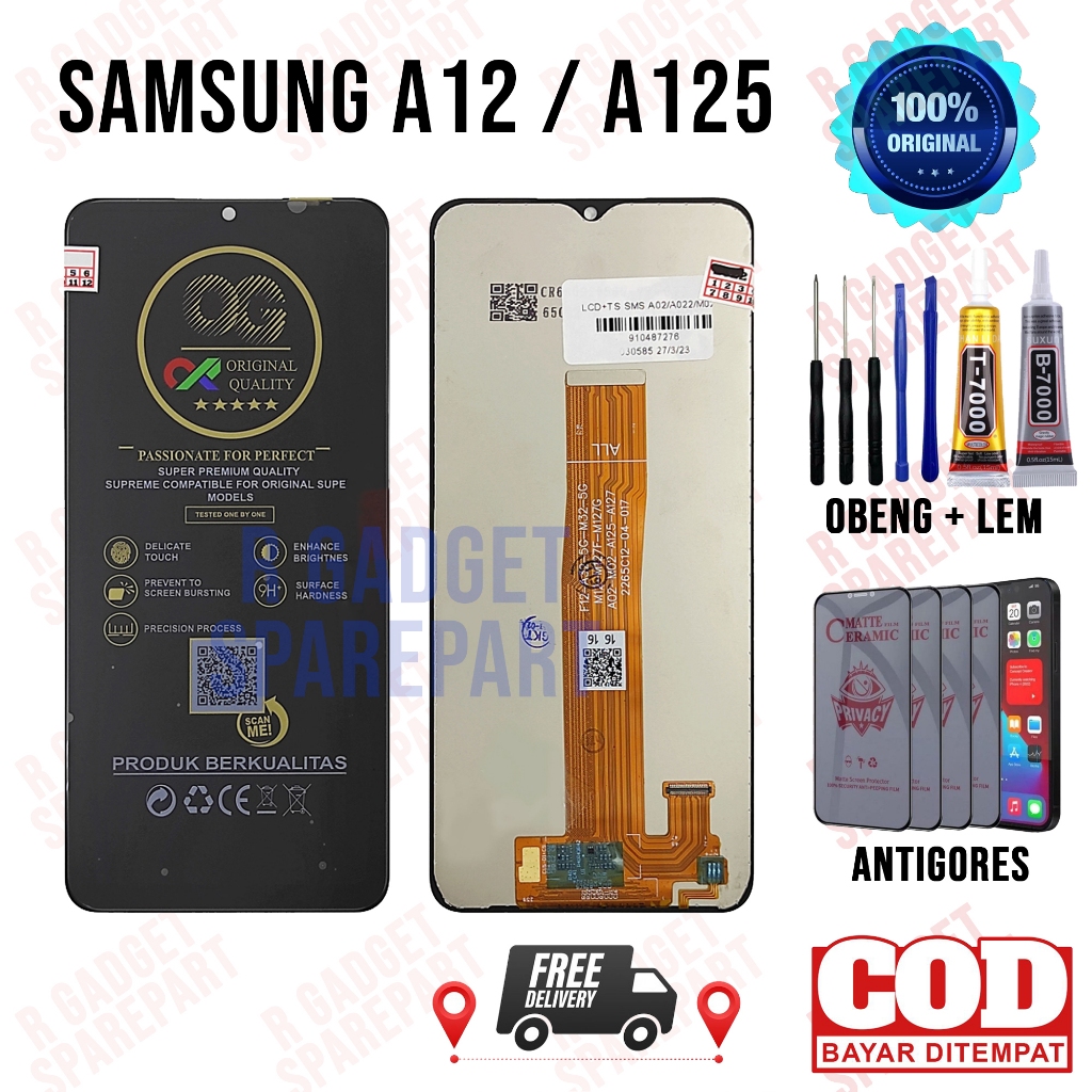 Jual Lcd Samsung A12 / A125 Original OEM Quality Lcd Touchscreen ...