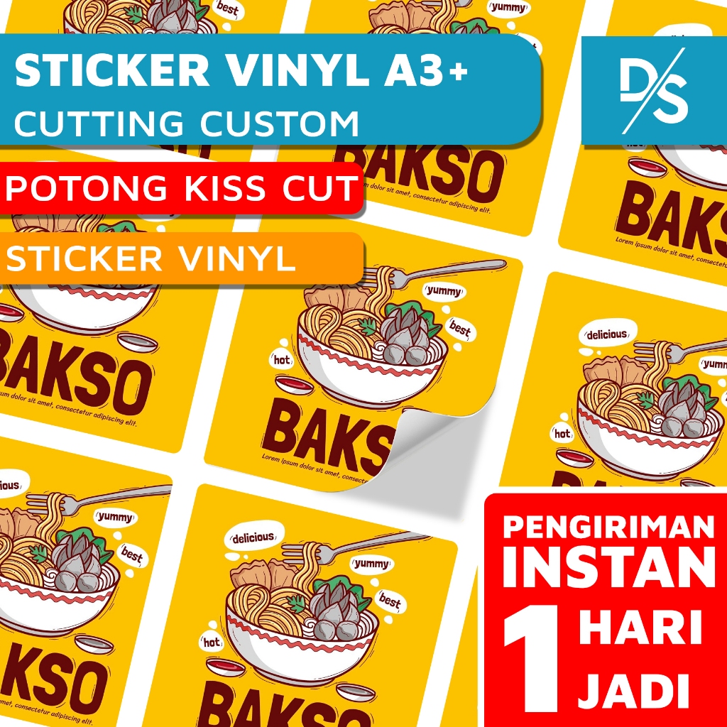 Jual DSPRINTING - Cetak Stiker Vinyl / Label Makanan Kemasan / Produk ...