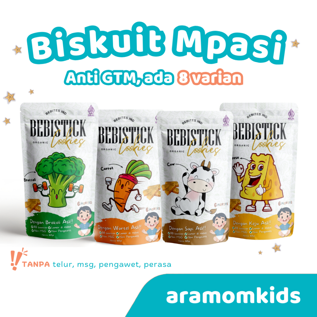 Jual [A1] Snack Cemilan Biskuit Bayi Makanan Anak Mpasi 6 Bulan 8 Bulan ...