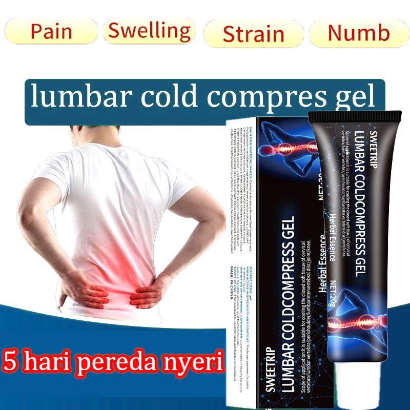 Jual SWEETRIP Lumbar Cold Compress Gel Ori Lumbar Cream Salep gout ...