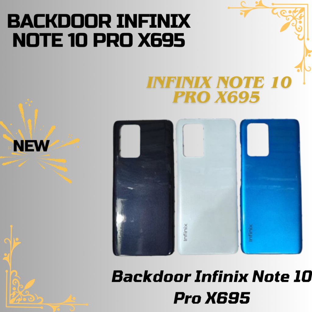 Jual Backdoor Infinix Note 10 Pro X695 ORIGINAL | Shopee Indonesia