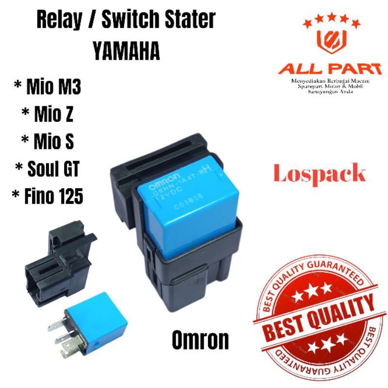 Jual (OMRON) Relay switch swit stater yamaha mio m3/z soul gt fino 125 ...