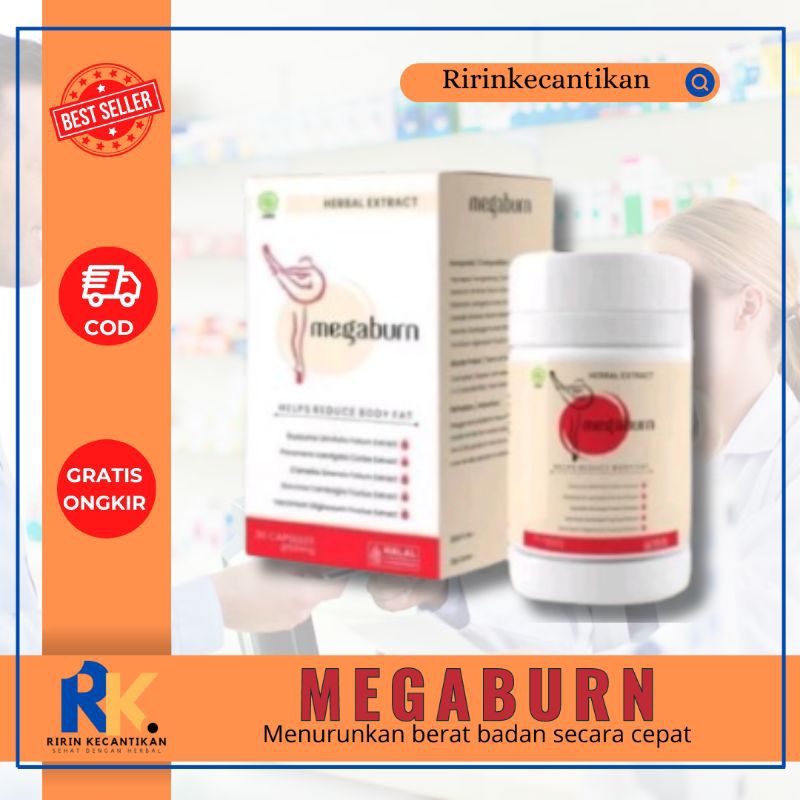 Jual MEGABURN ASLI ORIGINAL OBAT PELANGSING BADAN TERBAIK HASILNYA ...