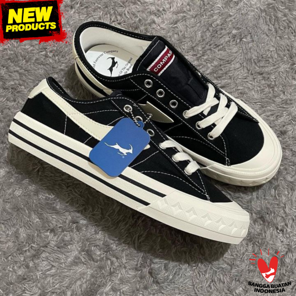 Jual Sepatu Compass Retrograde Low Sepatu Sneakers Pria Wanita Kasual ...