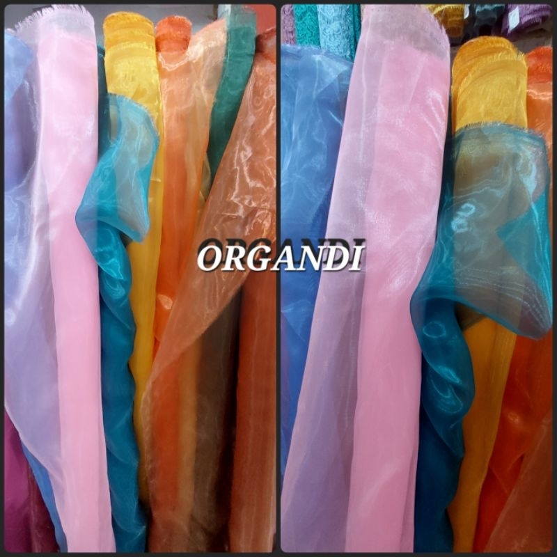 Jual Kain Organdi / Kain Kaca / Transparan | Shopee Indonesia