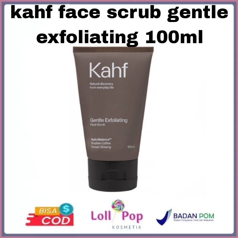 Jual Kahf face scrub gentle exfoliating | Shopee Indonesia