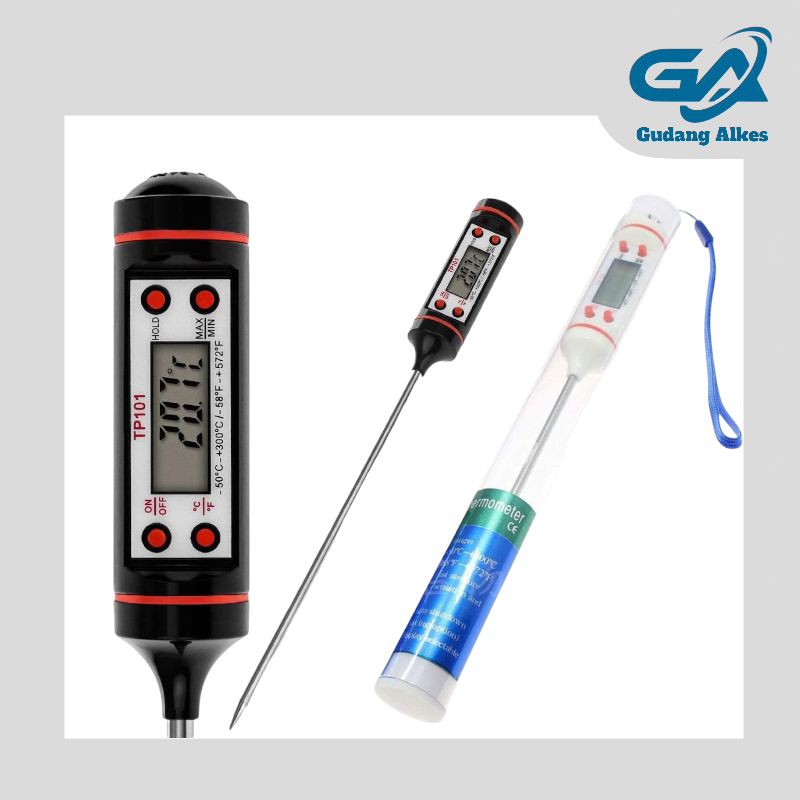 Jual Thermometer BBQ Thermometer Susu Thermometer Air Digital | Shopee ...