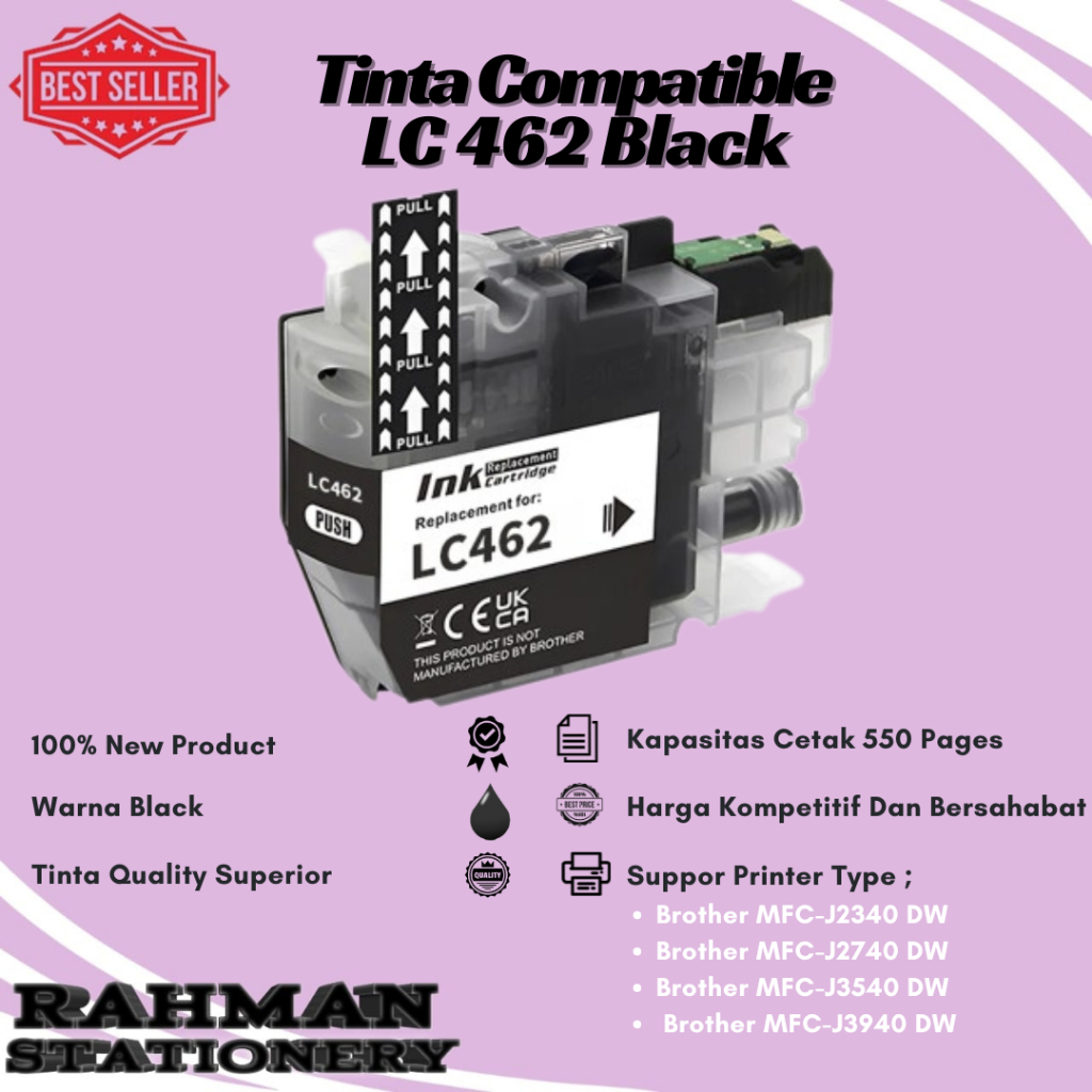 Jual Cartridge Tinta Compatible Brother LC462 LC 462 Printer MFC ...