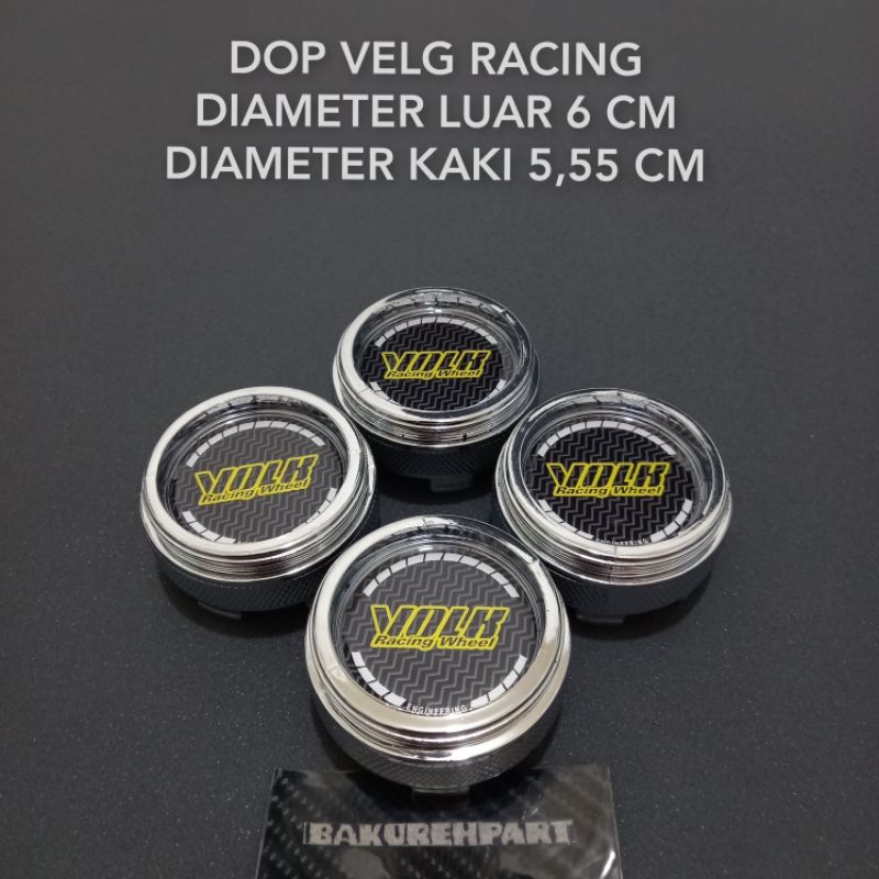 Jual Dop roda tutup velg mobil racing variasi silinder kecil chrome ...