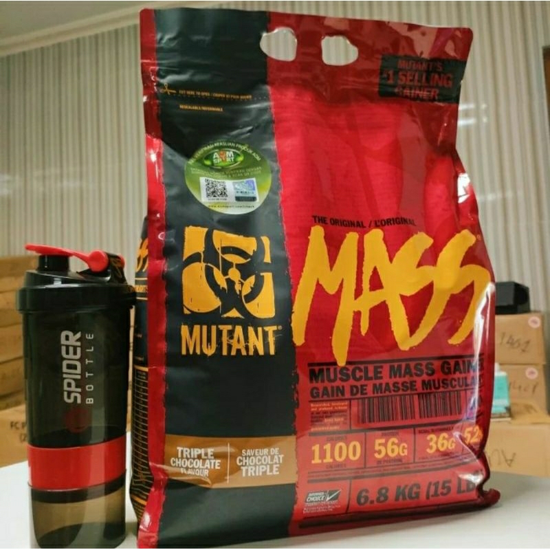 Jual Mutant Mass 15 Lbs MutantMass 15Lbs Mutant Mass Gainer 15 Lb Susu ...