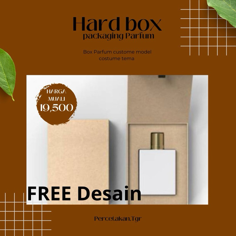 Jual Box Dus Kotak Hardbox Sliding Box Parfum Hard box Parfum Custom ...