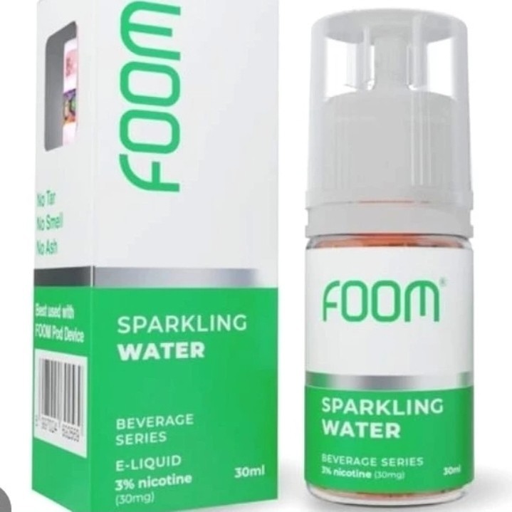 Jual 30ml SPARKLING WATER FOOM 30mg ice es lemon lime | Shopee Indonesia