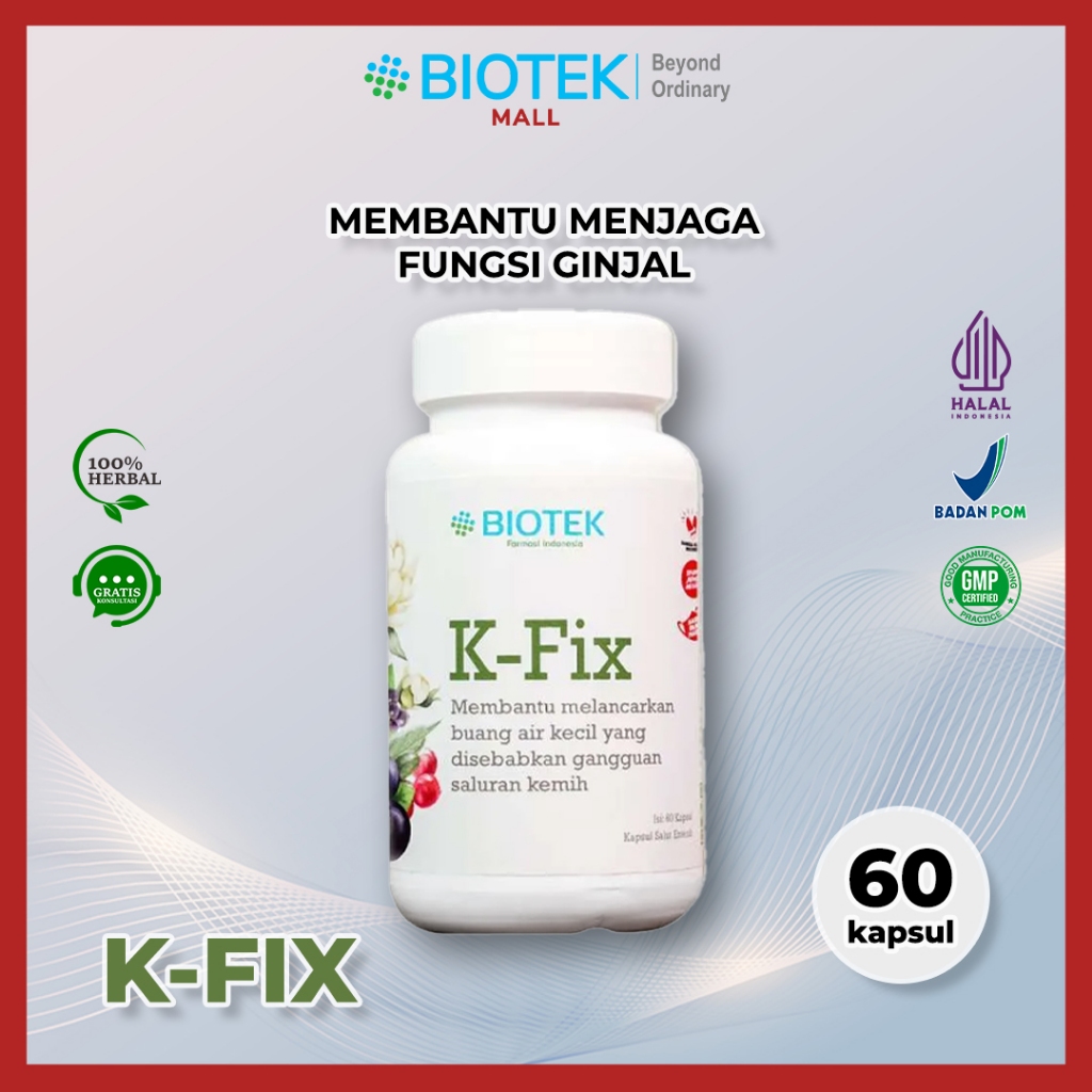 Jual Obat Herbal Ginjal K-Fix Biotek Farmasi | Obat Ginjal | Obat Sakit ...