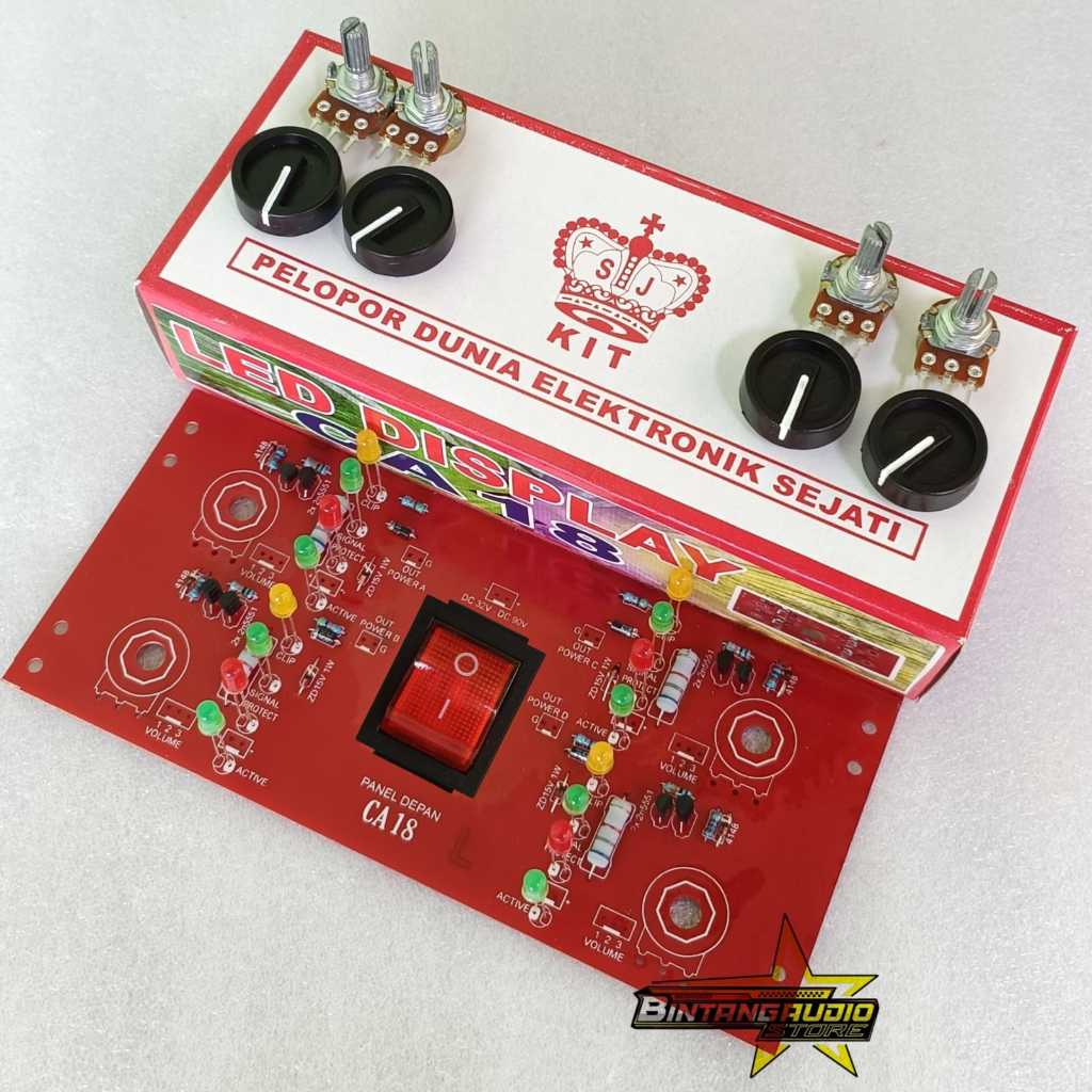 Jual Panel LED Indikator Depan LED CA 18 / CA18 Series Lengkap Potensio ...