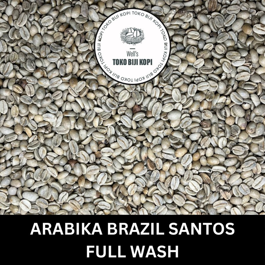 Jual Green Bean Kopi Mentah Arabika Brazil Santos Full Wash Grade 1 - 1 ...