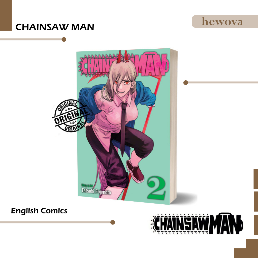 Jual Komik Chainsaw Man Volume 2 - Tatsuki Fujimoto | English | Shopee Indonesia
