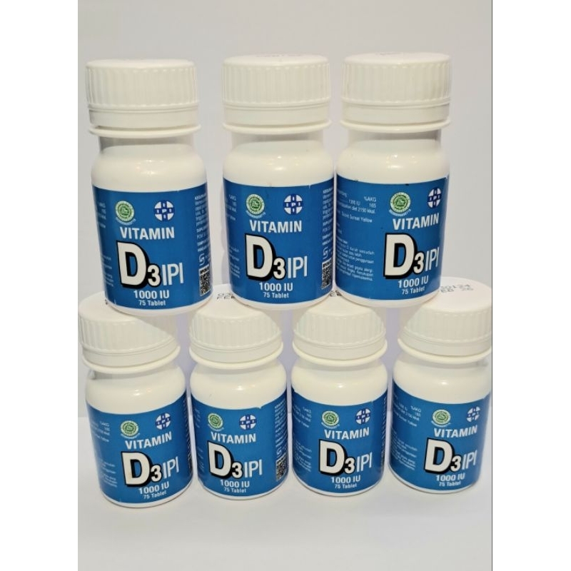 Jual IPI VITAMIN D3 1000 IU ISI 75 Tablet | Shopee Indonesia