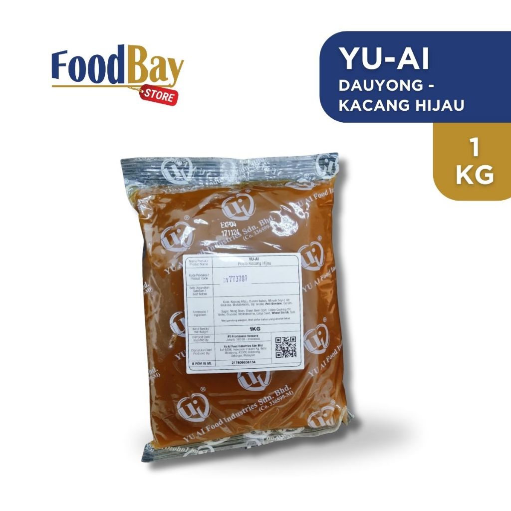 Jual YU-AI Isian Filling Pasta Kacang Hijau Dauyong 1 Kg | Shopee Indonesia