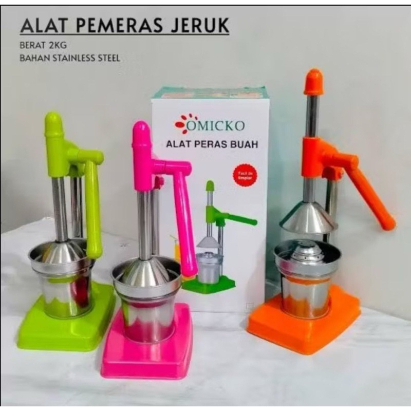 Jual PERASAN JERUK JUMBO STAINLESS /Alat Peras Buah Jeruk Omicko OM 031 ...