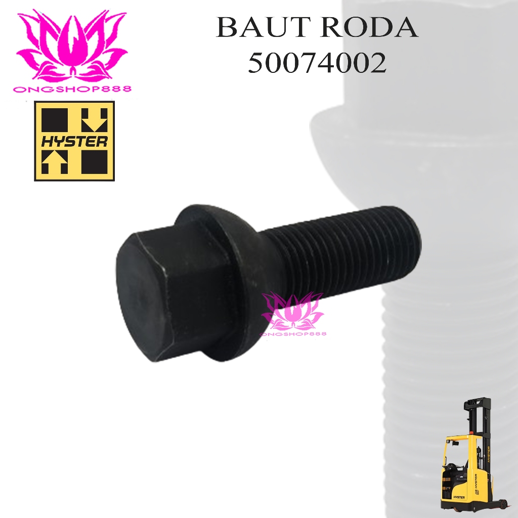 Jual Baut Roda Forklift Drive Wheel Bolt Crown HUB M14 50074002 CROWN ...