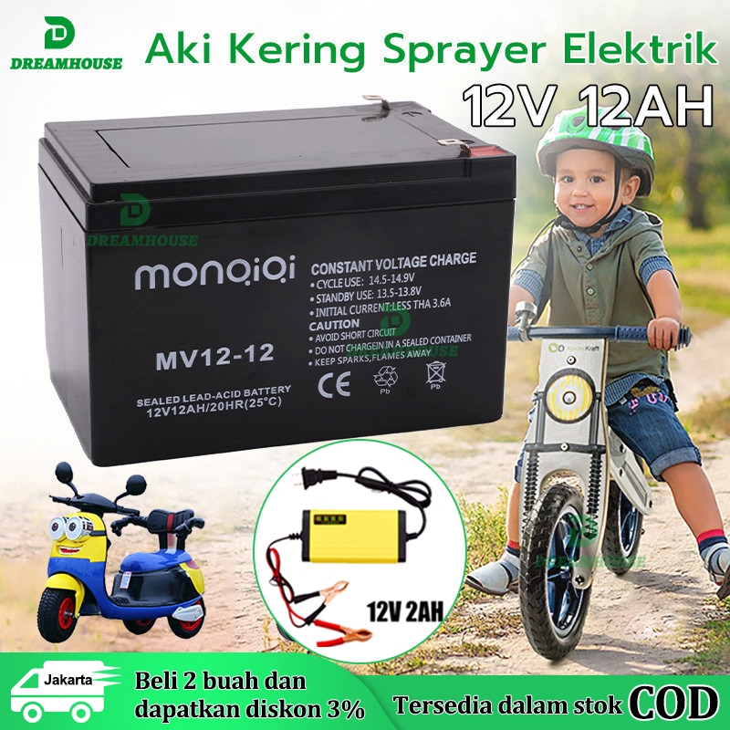 Jual Aki Baterai Kering 12V 12AH/Aki kering 12 Amper KANEDA /PUSAT BATERAI KAYABA 12 VOLT 12 8 ...
