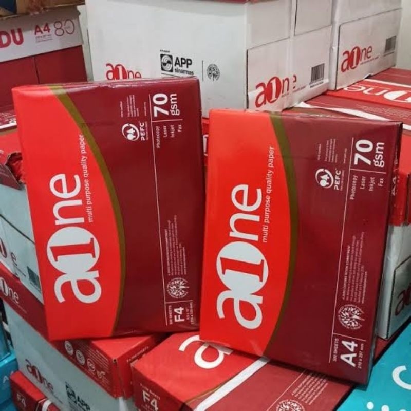 Jual Kertas HVS A4 70 75 gsm PER-KARTON / BOX isi 5 RIM - SIDU Paperone PP Lite Bmo Aone Maxi ...