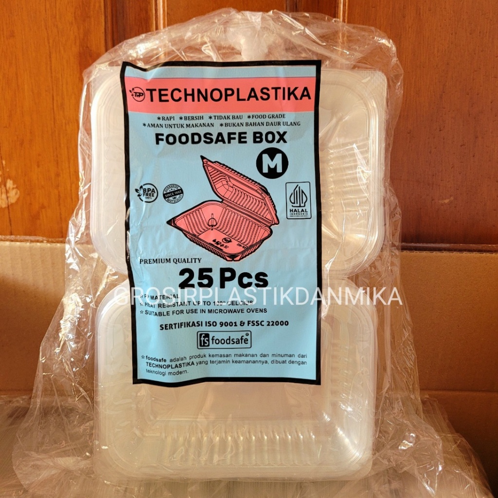 Jual [ 1 PACK ] MIKA FOOD SAFE BOX M - PLASTIK LUNCH FOOD SAFE BOX ...