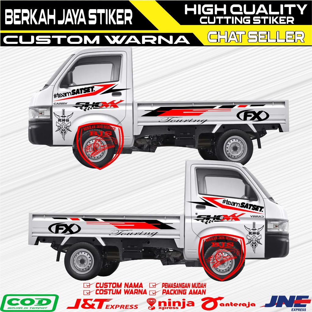 Jual Stiker mobil pick up new carry sticker bodi mobil new carry stiker ...
