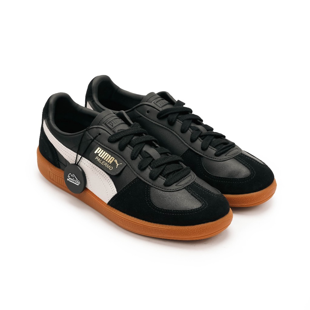 Jual Puma Palermo Leather Black Gum | Shopee Indonesia