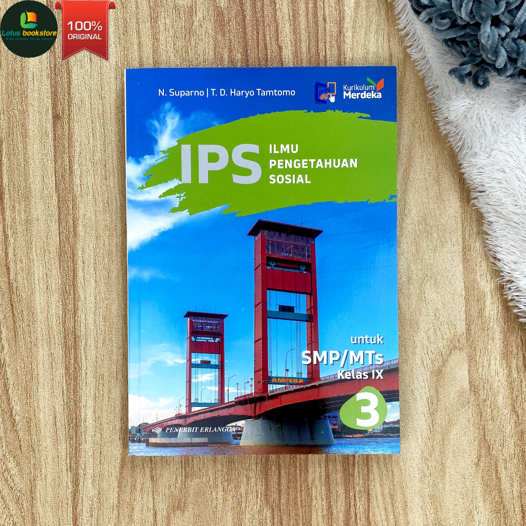 Jual IPS SMP Kelas 9 - Kurikulum Merdeka - Penerbit Erlangga - Buku ...