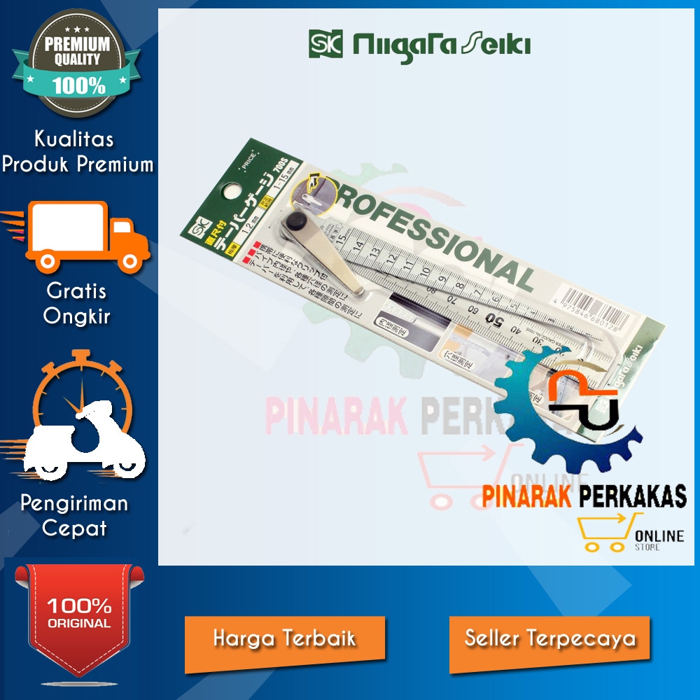 Jual Niigata Seiki TPG-700S TAPER GAUGE Set | Original Resmi Japan ...