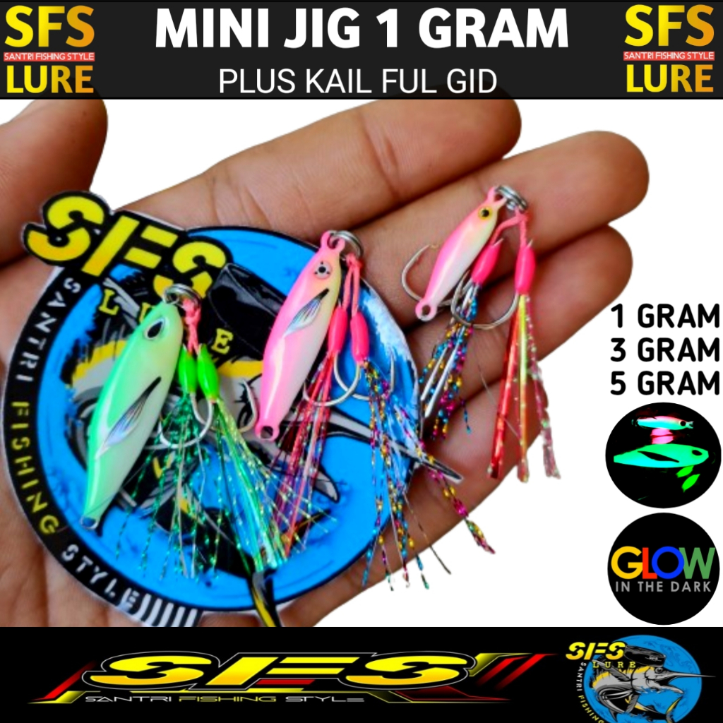 Jual SFS MICRO JIG 1GRAM 3GRAM 5GRAM MICRO JIG 1 GRAM MICRO JIG 3 GRAM MICRO JIG 5 GRAM MICRO ...
