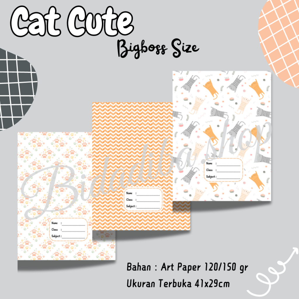 Jual Sampul Buku Bigboss / Sampul Buku Aestetik / Sampul Buku Campus / Sampul Buku Unik | Shopee ...