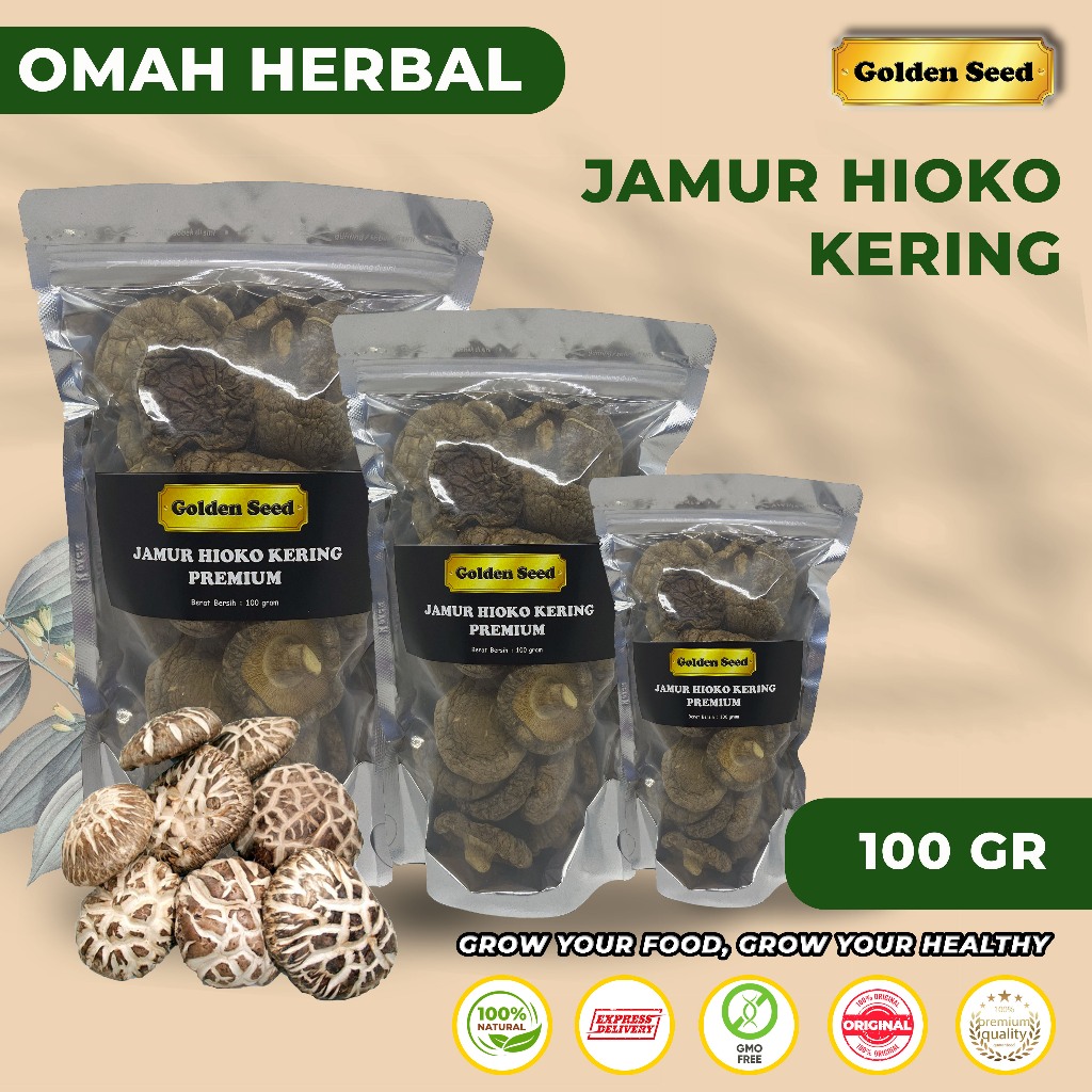 Jual GRADE A JAMUR HIOKO KERING/JAMUR SHITAKE KERING 100 GR/JAMUR ...