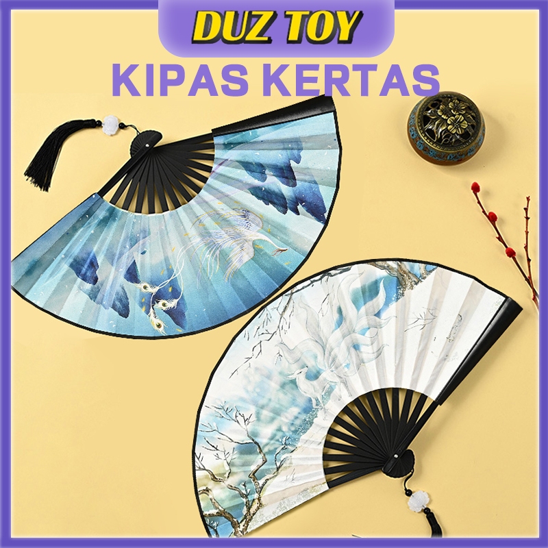 Jual Kipas Lipat Cina / Kipas Tangan Lipat Gaya China Kuno / Kipas ...