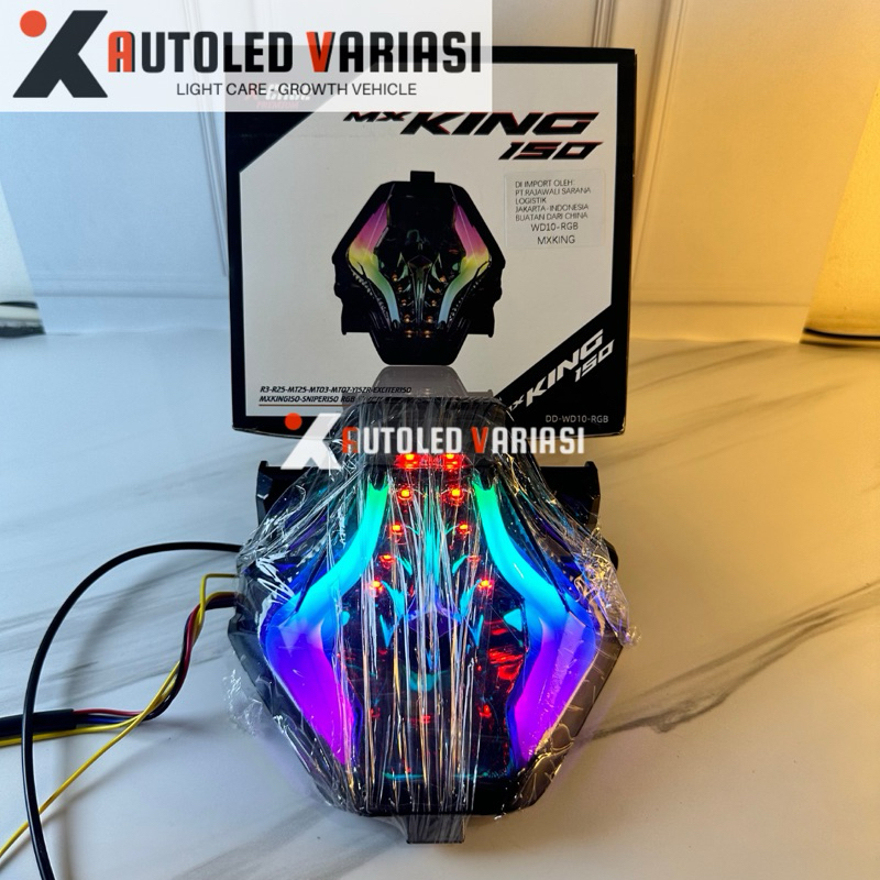Jual Lampu Stop 3in1 RGB R25 / MX King / MT25 / Y15ZR l Stoplamp Mx ...