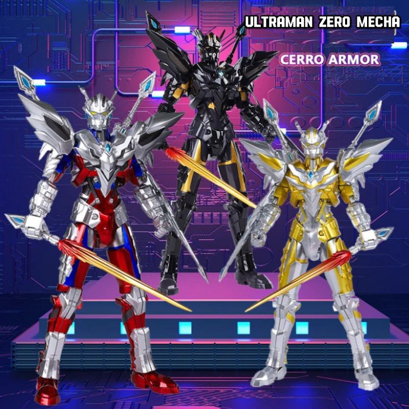 Jual Mecha Ultraman Zero Ultimate Full Armor SHF Joint Movable Action ...