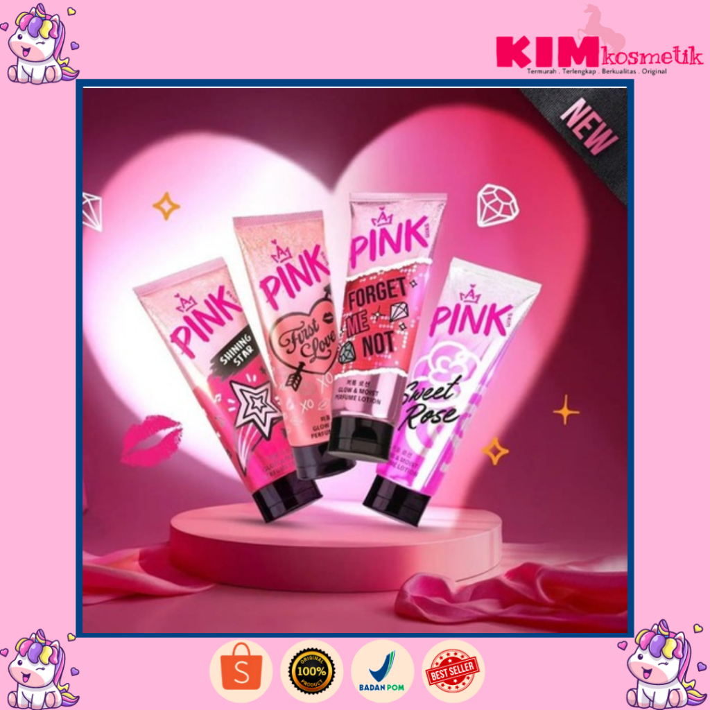 Jual SHINZUI PINK SKIN GLOW & MOIST PERFUME LOTION 180ML | Shopee Indonesia