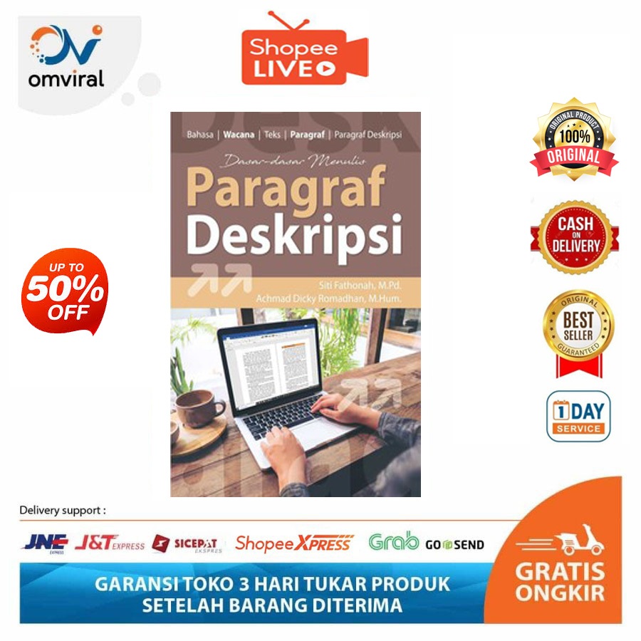 Jual Buku Dasar-Dasar Menulis Paragraf Deskripsi Siti Fathonah, M.Pd ...
