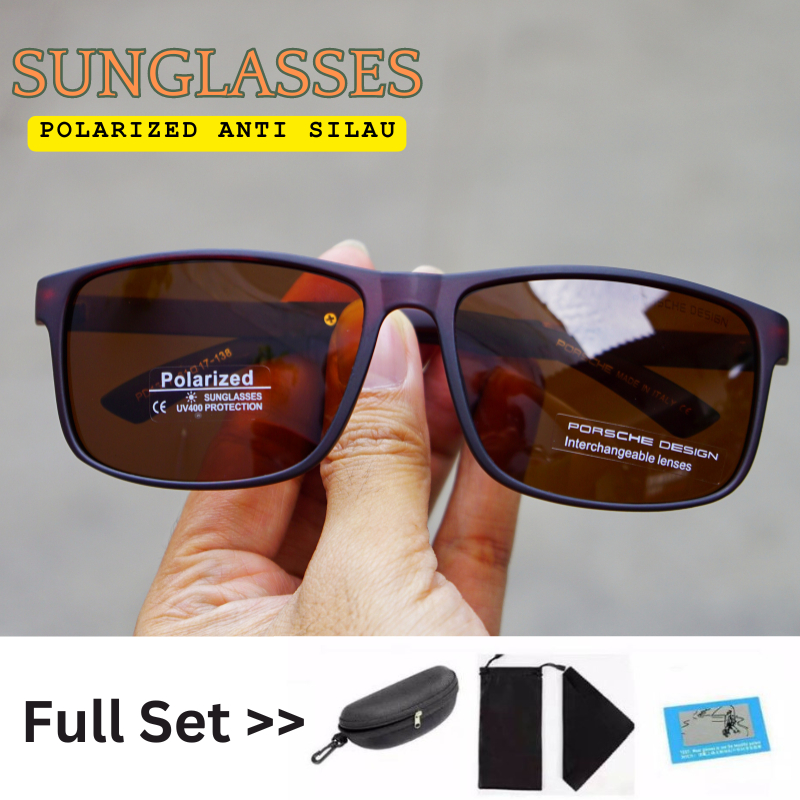 Jual Kacamata Polarized UV400 Pria dan Wanita, Solusi Anti Silau Saat Berkendara-FULL SET ...