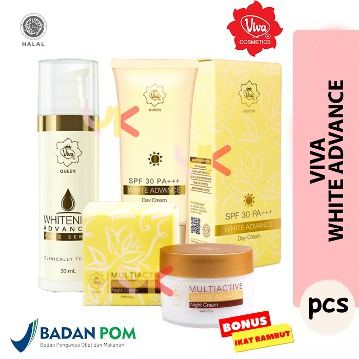 Jual Viva Queen White Advance Day SUNSCREEN Cream SPF 30 PA+++ & Night Cream | Shopee Indonesia