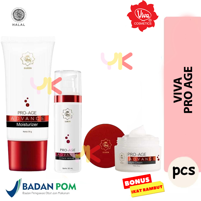 Jual Paket Viva Queen Pro-Age Series with SNAIL MUCIN, 3x CERAMIDE ...