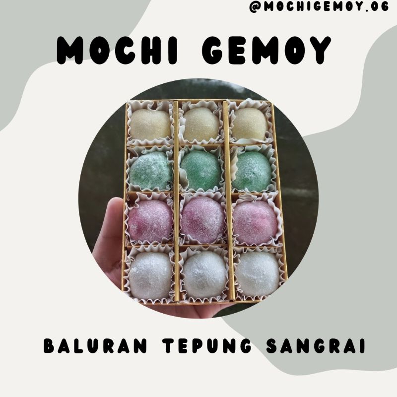 Jual [TEPUNG SANGRAI] - MOCHI ISI 12 PCS - KUE MOCHI HAMPERS / KUE MOCI ...
