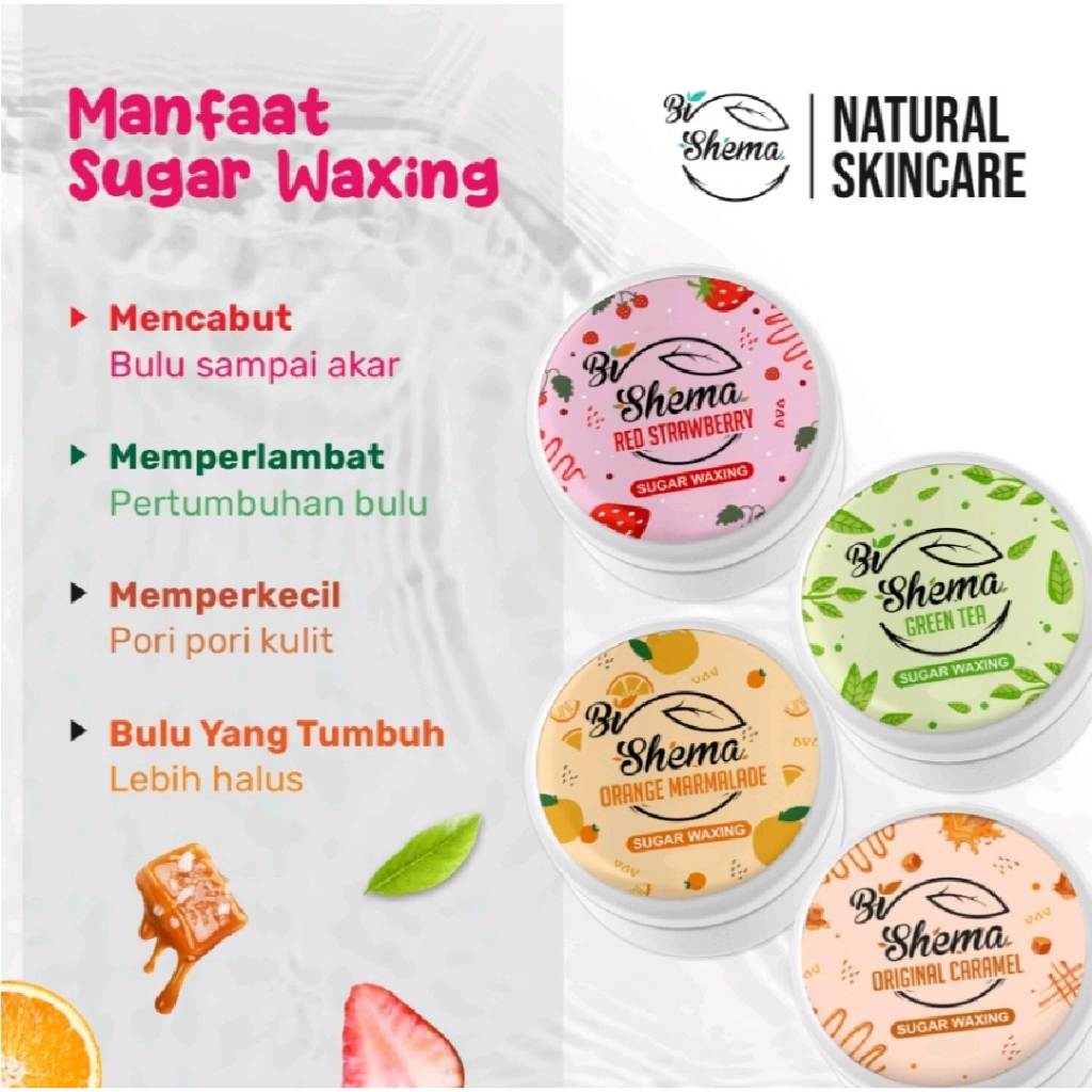 Jual Bio Shema Sugar Waxing 100gr Cabut Bulu Sampai Akar (Sugar wax only) | Shopee Indonesia