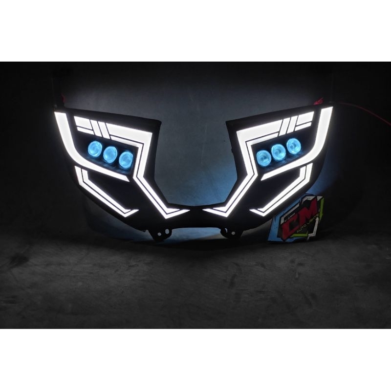 Jual FRAME LAZY EYES SINGLE BILED AES YAMAHA NMAX OLD | Shopee Indonesia
