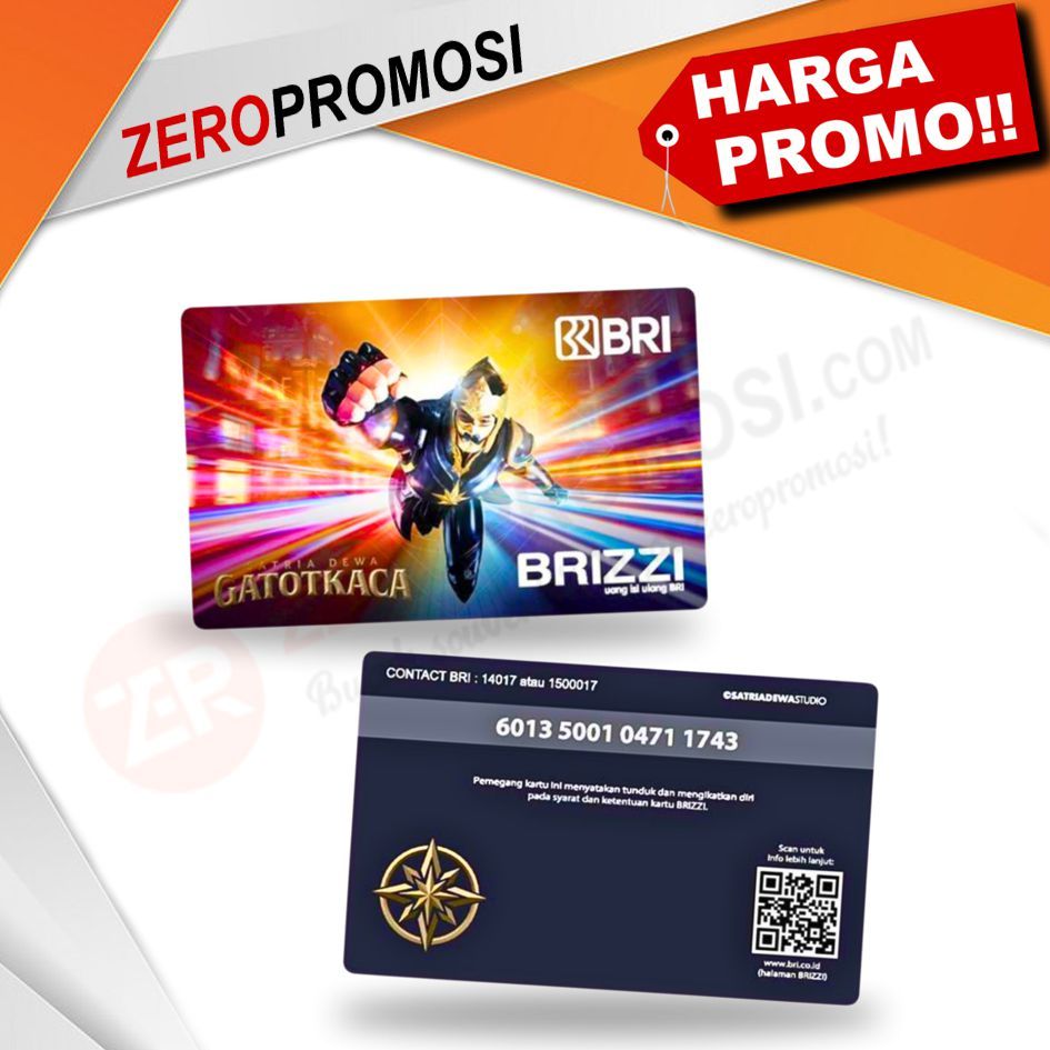 Jual Souvenir Emoney Kartu Flazz BRIZZI Bisa Custom Gambar Design ...