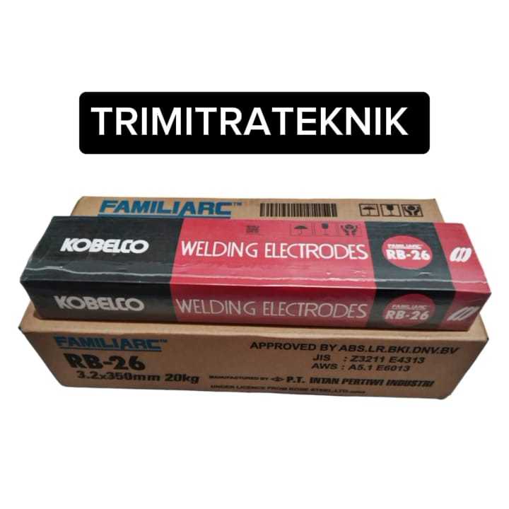 Jual KOBE RB-26 Kawat las Besi 3,2 - Welding Electrode 3,2MM | Shopee Indonesia